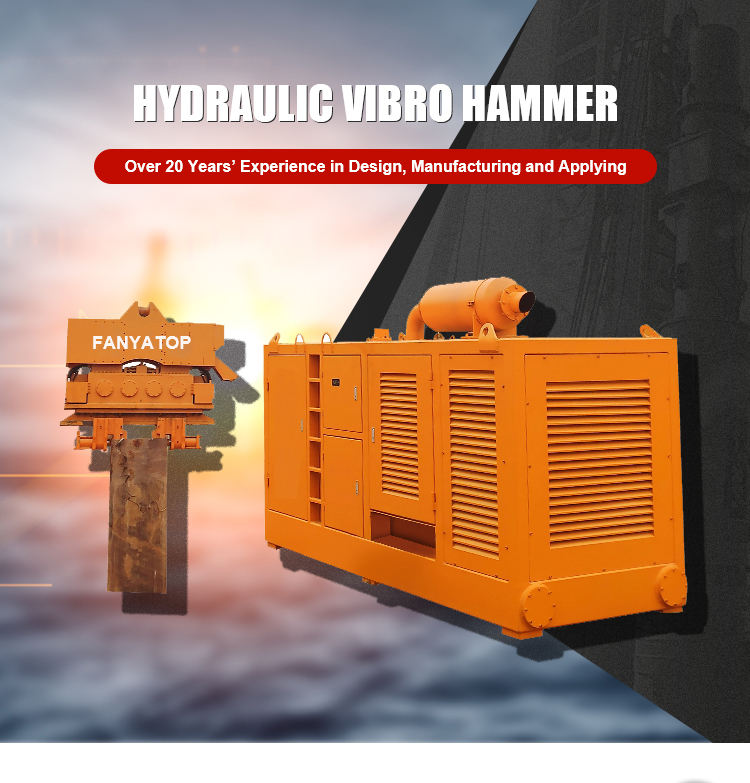 High Frequency Sheet Pile Hydraulic Vibratory Hammer, Vibratory Hammer ...