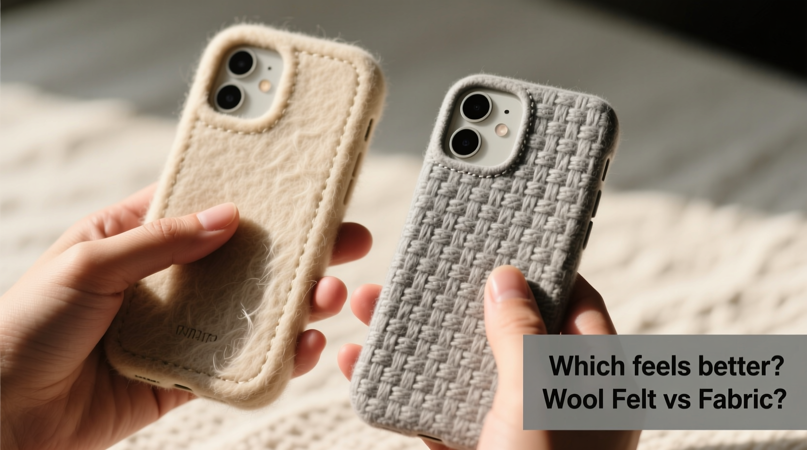 Wool Felt Vs Fabric Phone Case Which One Actually Feels Better In Your Hand