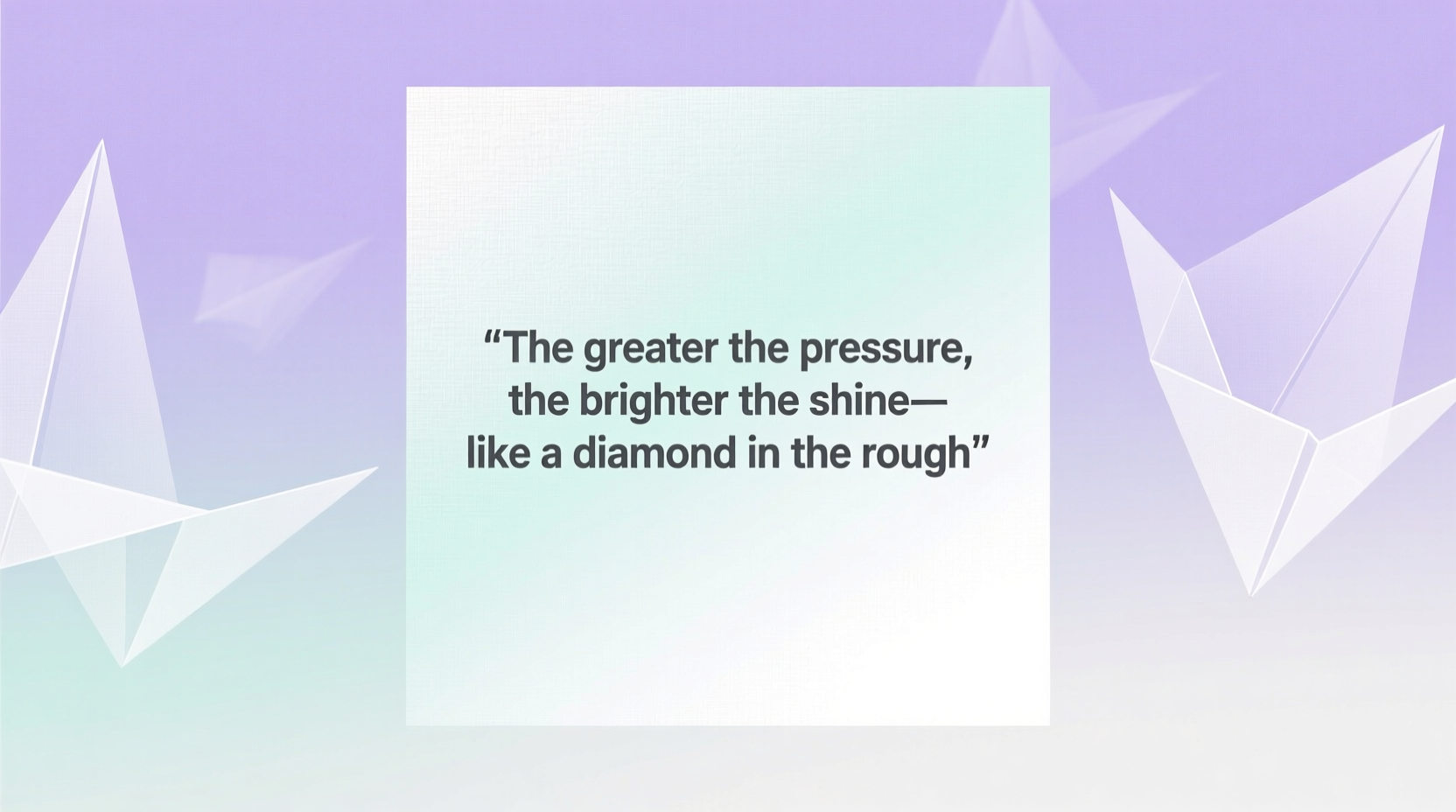 Pressure Quotes: How Diamonds Inspire Resilience