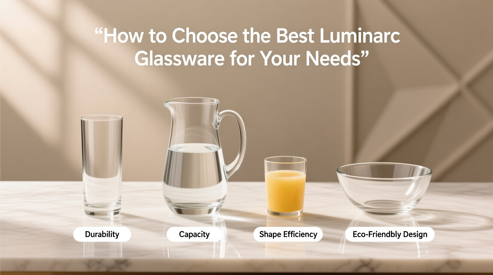 How to Choose the Best Luminarc Glassware for Your Needs