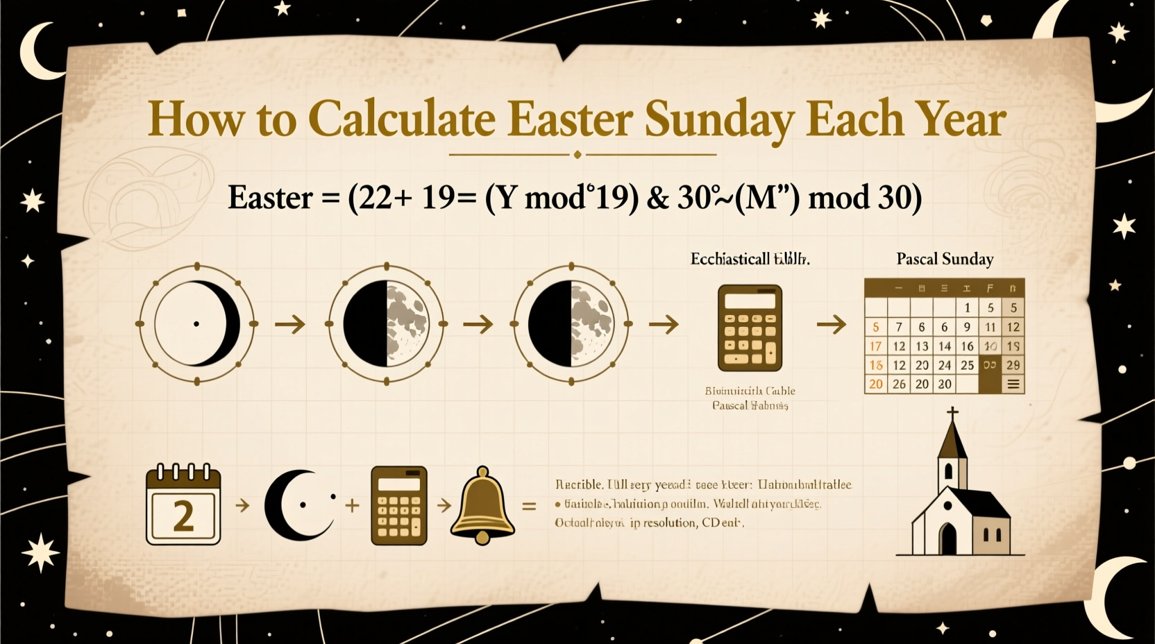 How to Calculate Easter Sunday Date Each Year
