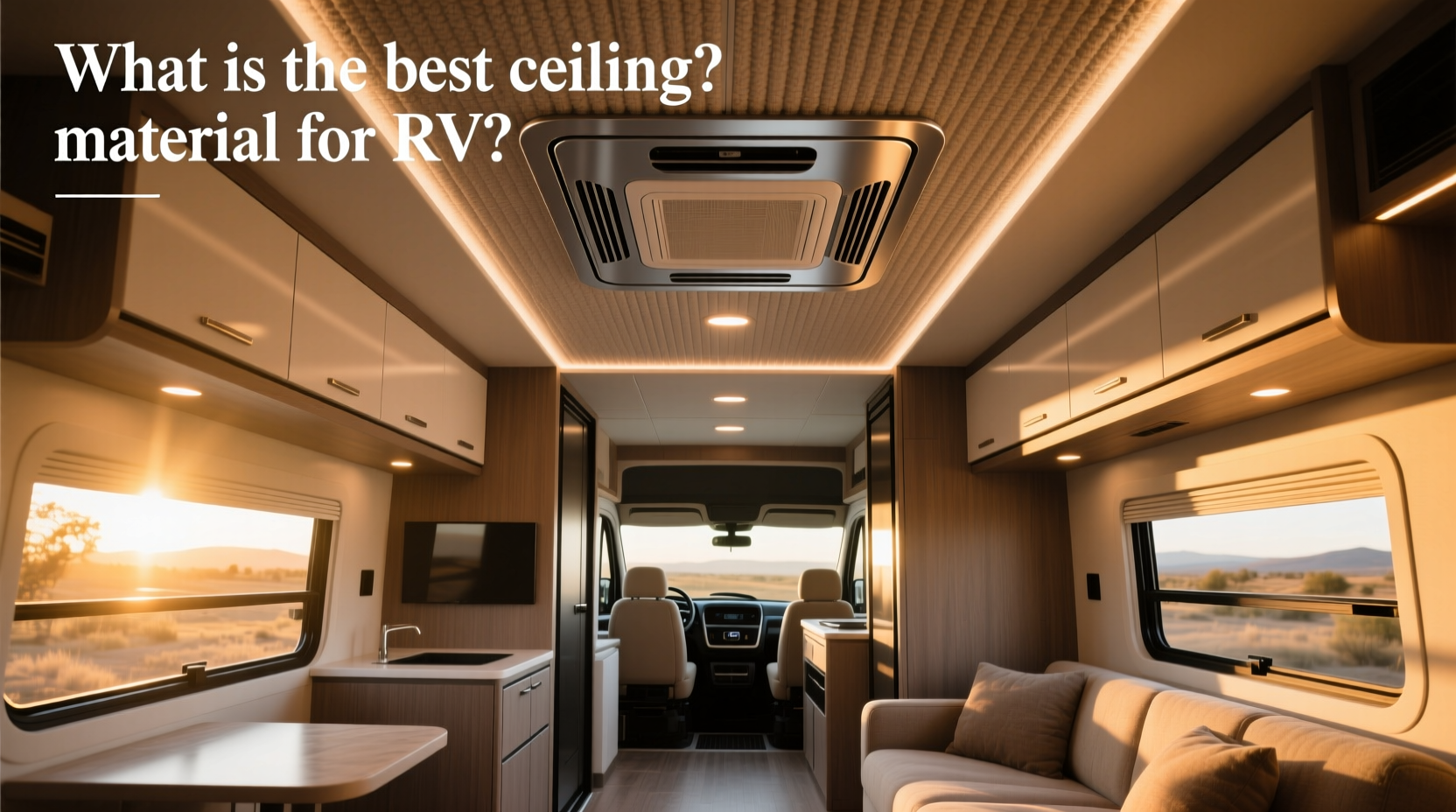 How to Choose a Sprinter Ceiling Kit & Best RV Ceiling Material
