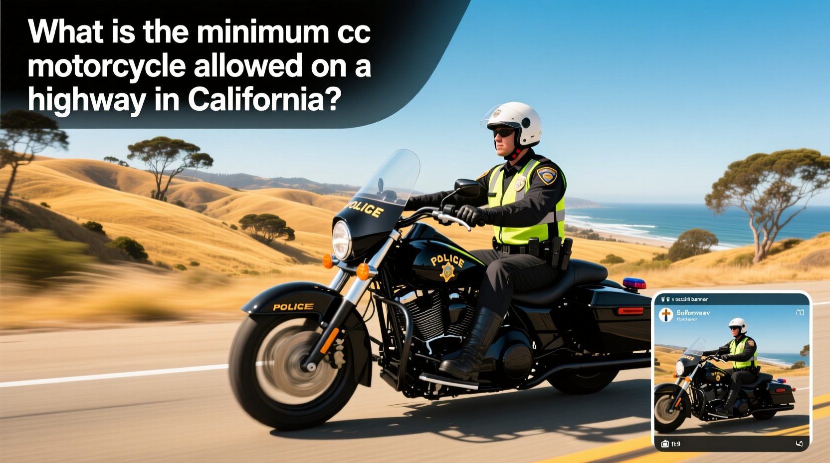What Size Motorcycle Can Ride on California Highways? A Practical Guide