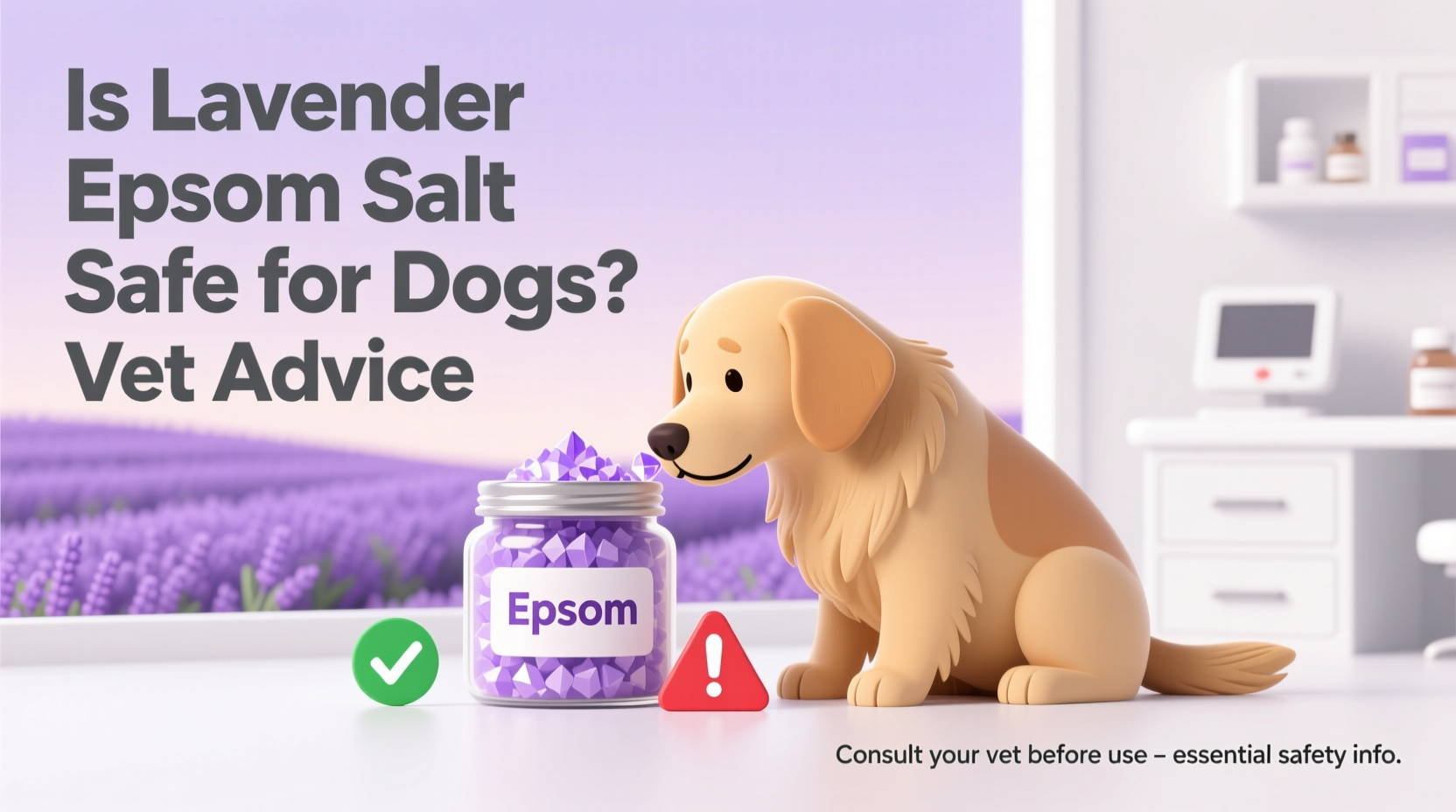 Is Lavender Epsom Salt Safe for Dogs? Vet Advice