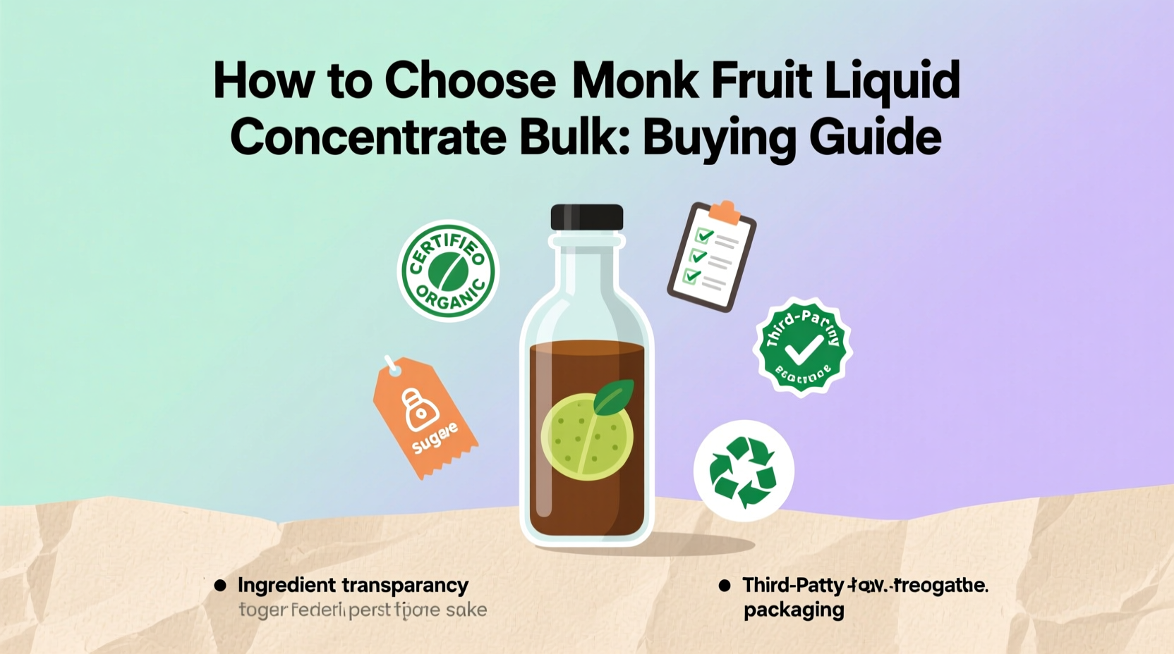 How to Choose Monk Fruit Liquid Concentrate Bulk: Buying Guide