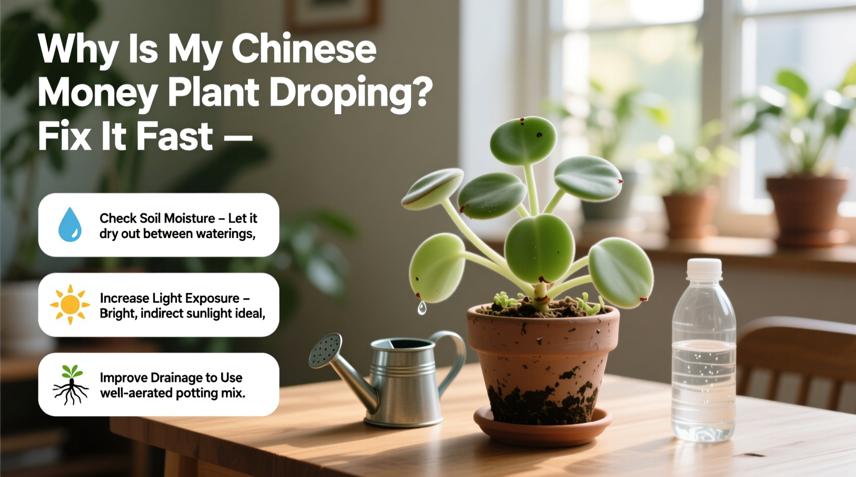 Why Is My Chinese Money Plant Drooping? Fix It Fast
