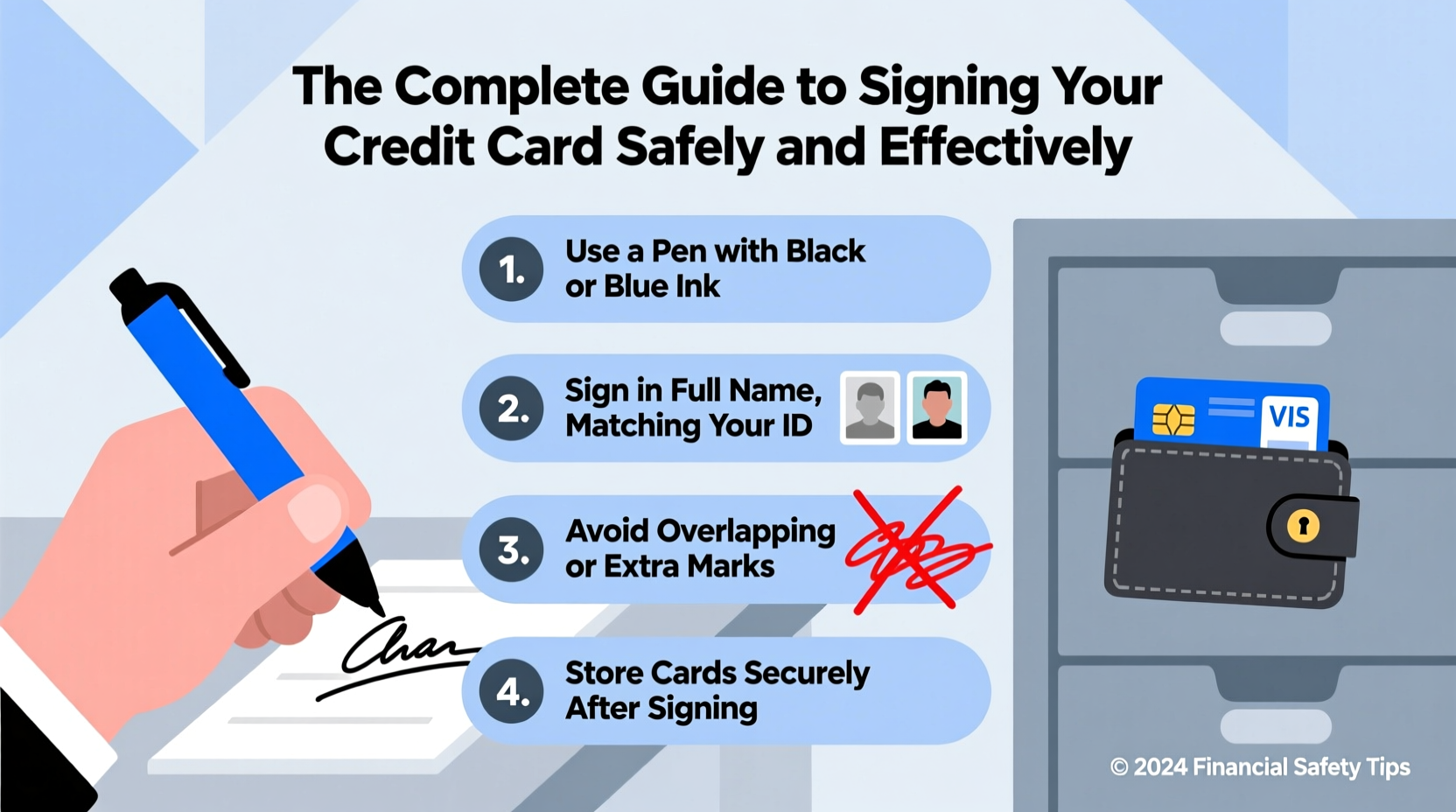 The Complete Guide To Signing Your Credit Card Safely And Effectively