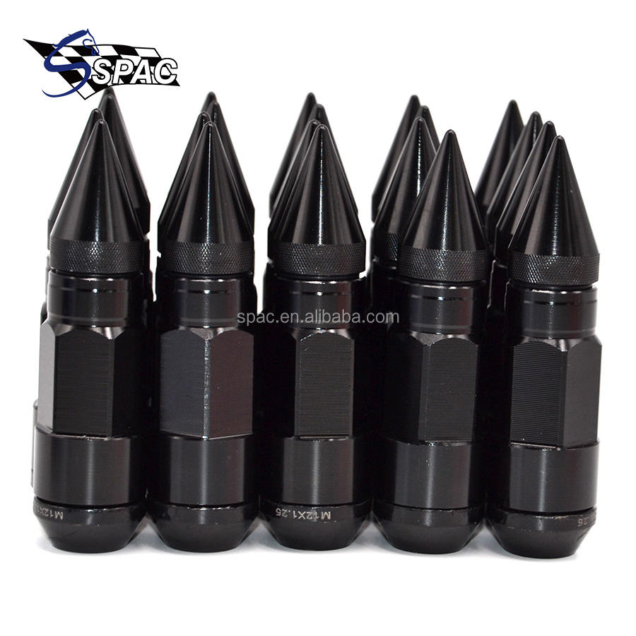 Racing Aluminum Wheel Nuts Extended Tuner Car Wheel Nuts Pointed Bolts ...