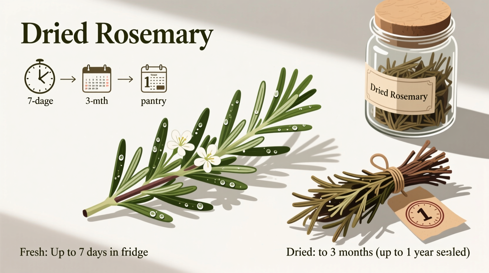 How Long Is Rosemary Good For? Fresh & Dried Shelf Life