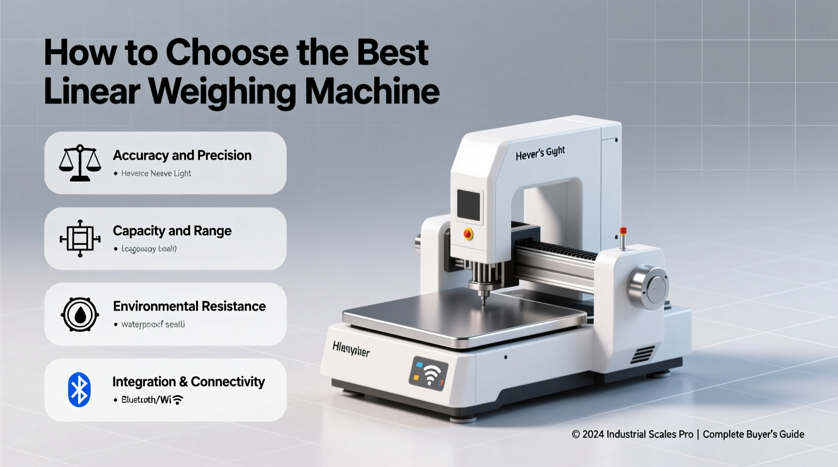 How to Choose the Best Linear Weighing Machine: A Complete Buyer's Guide