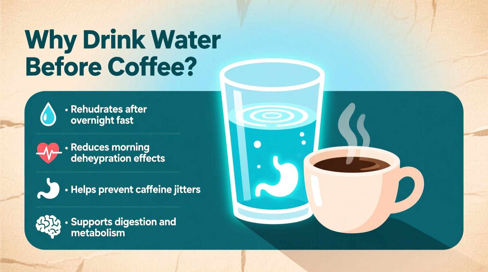 Why Drink Water Before Coffee Benefits Reasons Explained