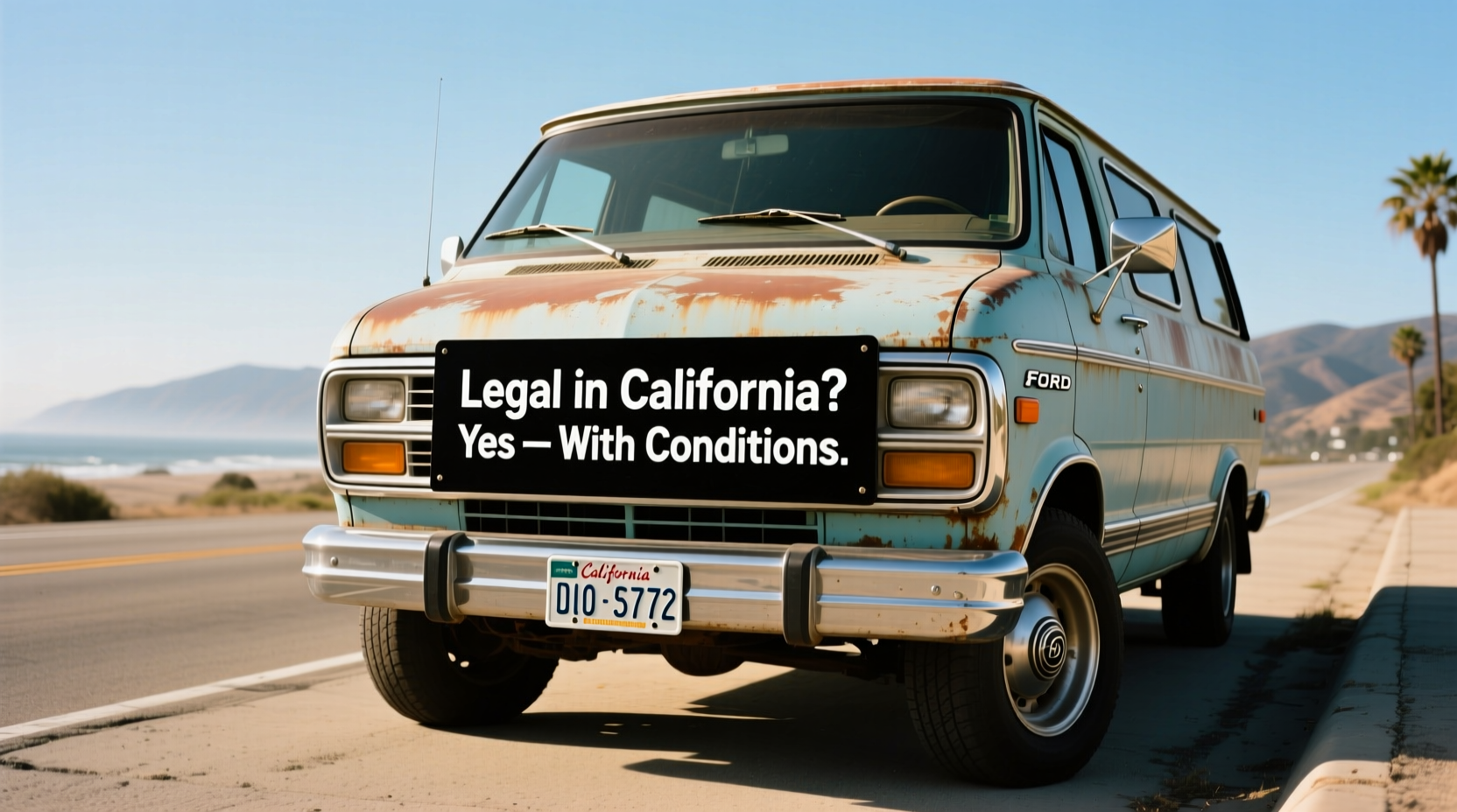 1979 Econoline Wheels Legal in California? Yes — With Conditions