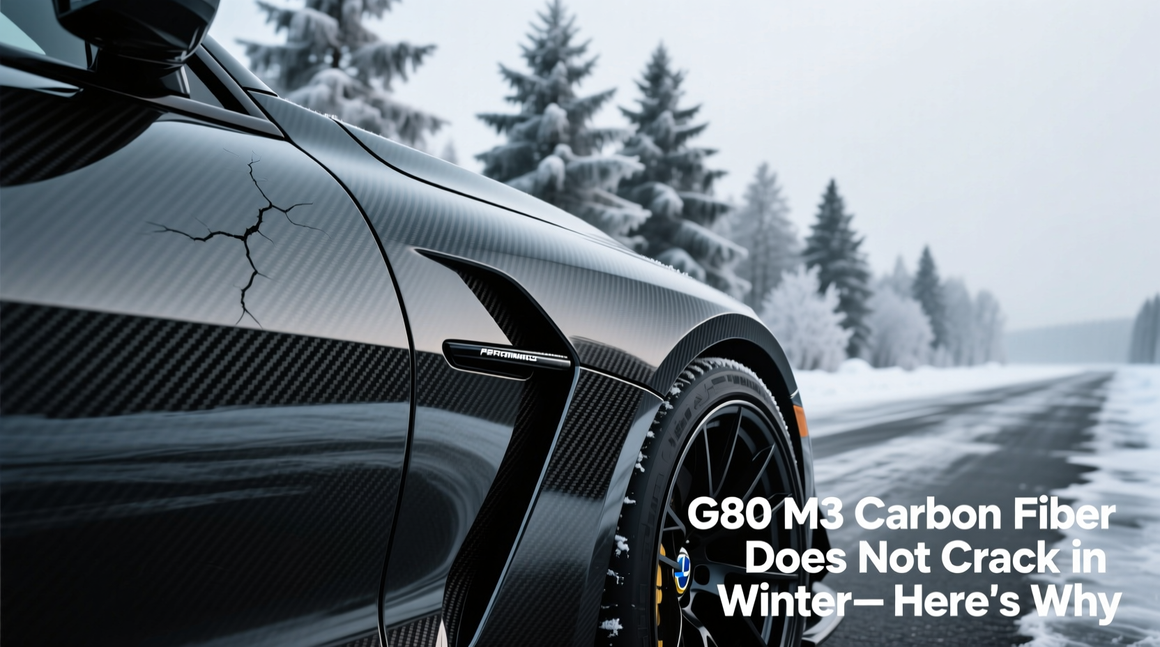 G80 M3 Carbon Fiber Does Not Crack in Winter—Here's Why