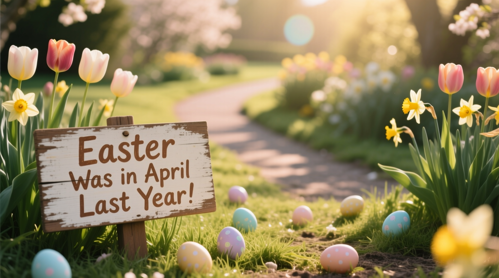 Easter Was in April Last Year