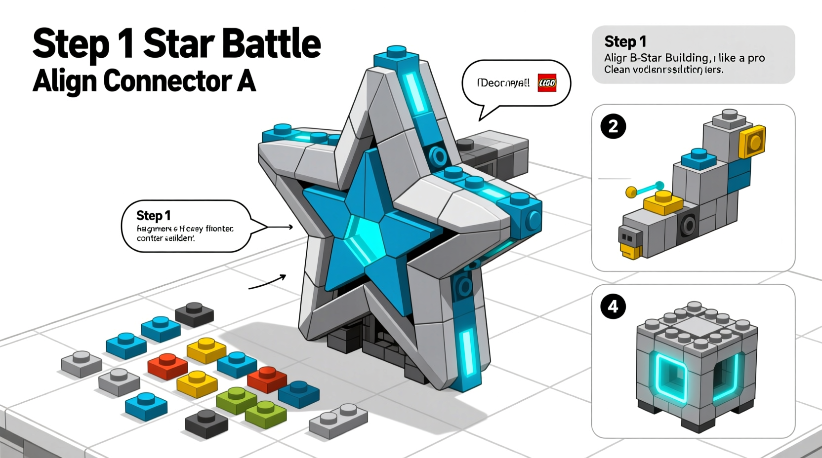 Step By Step Guide To Assemble Star Battle Building Blocks Like A Pro