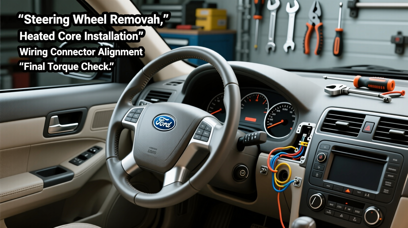 How to Install a Heated Steering Wheel on a Crown Victoria