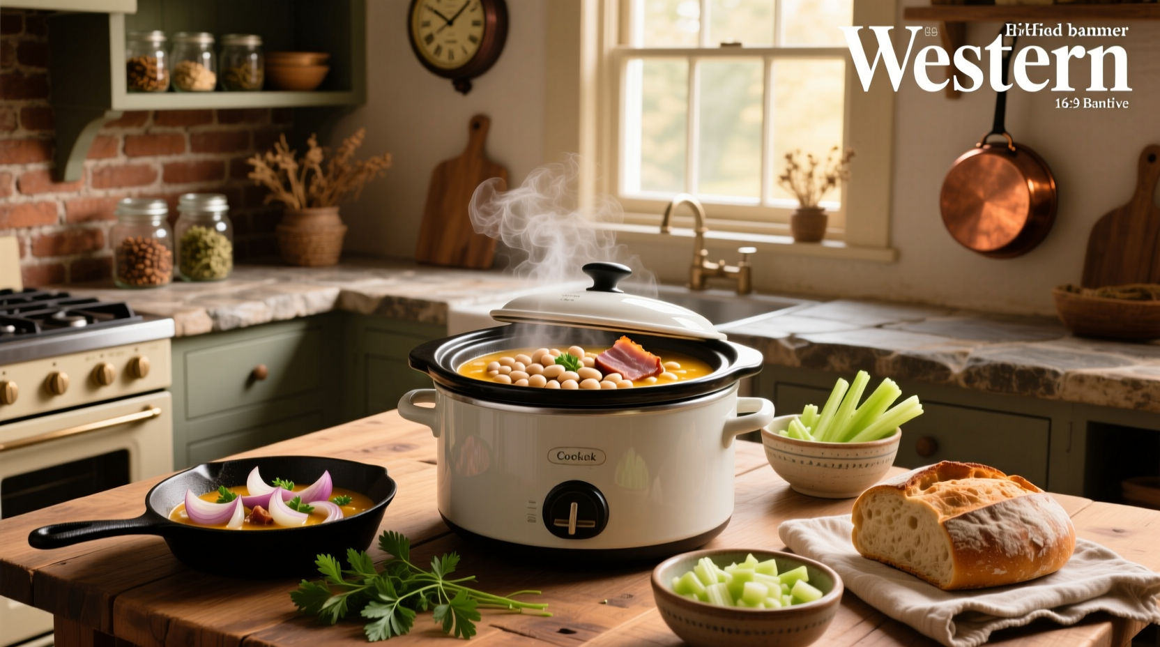 How to Make Ham and White Bean Soup in a Crock Pot