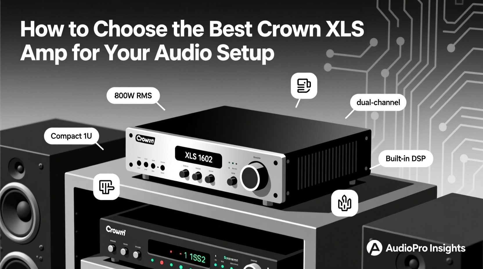 How to Choose the Best Crown XLS Amp for Your Audio Setup
