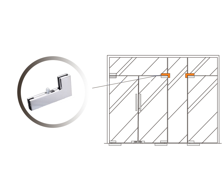 China Customized Heavy Duty Glass Door L Patch Fitting Suppliers ...