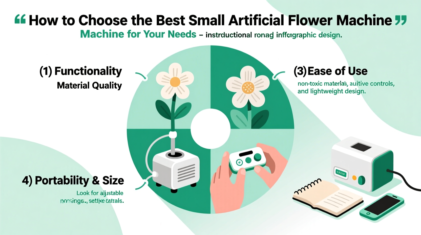 How to Choose the Best Small Artificial Flower Machine for Your Needs