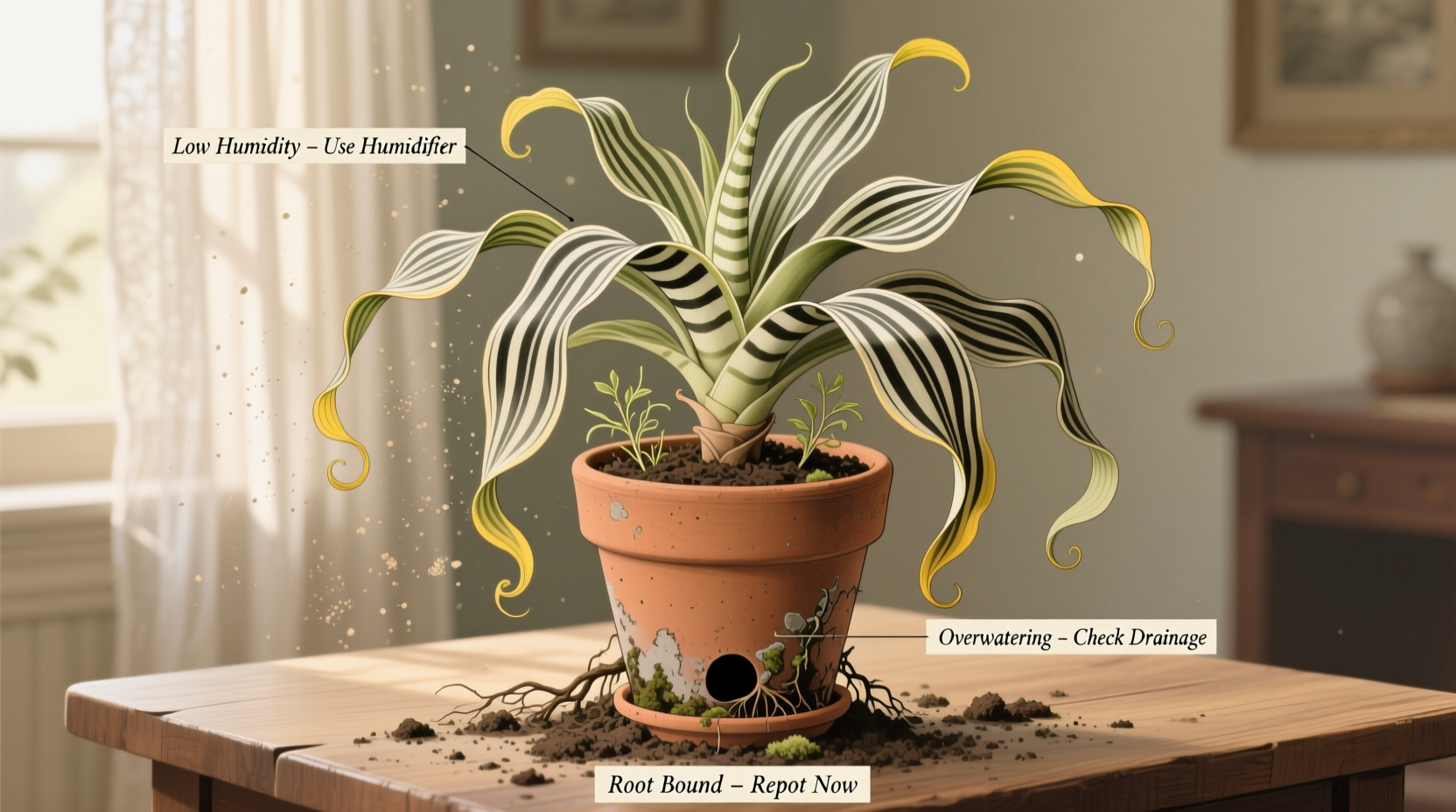 Zebra Plant Drooping Common Causes Quick Fixes