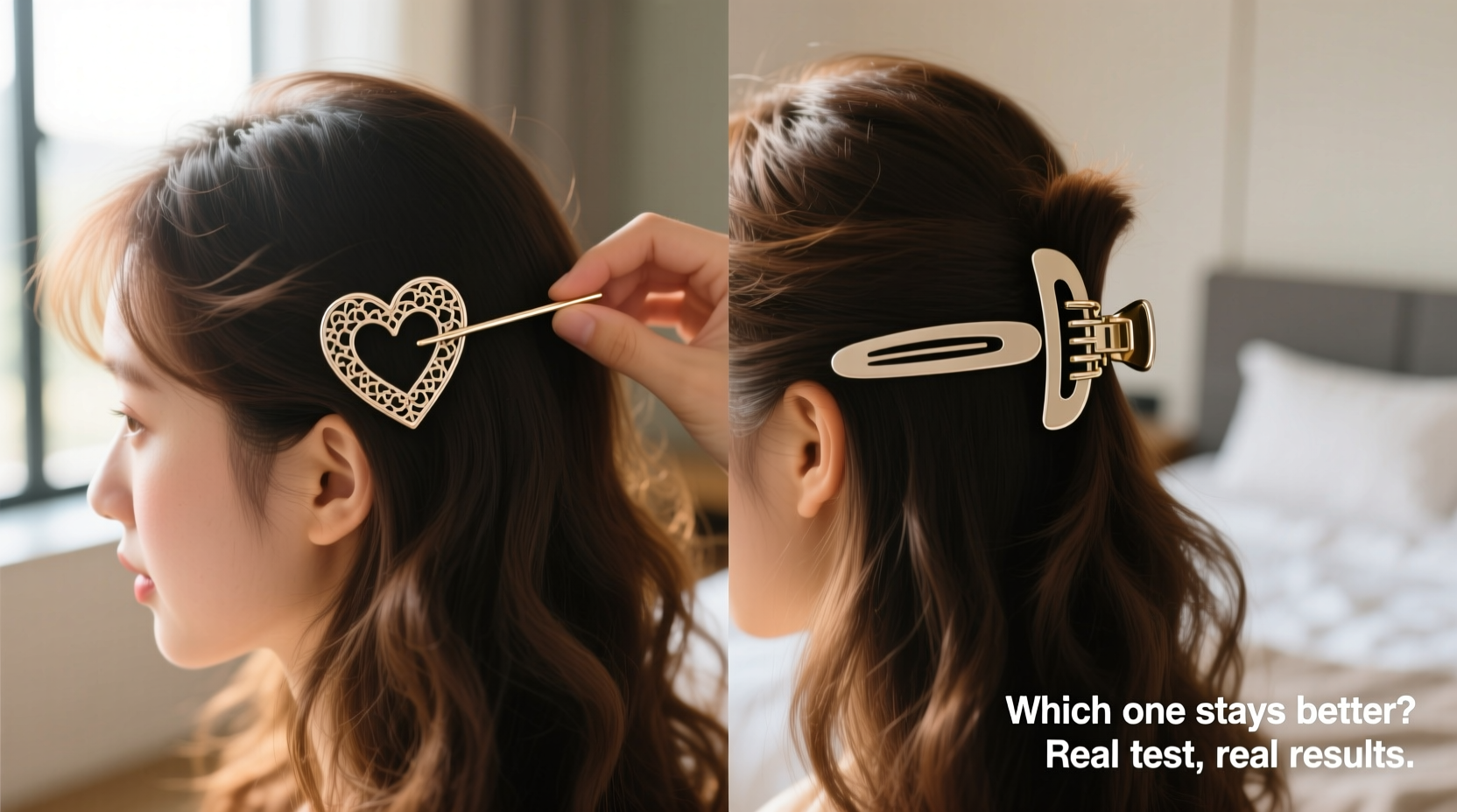 Heart Hairpin Vs Barrette Which One Actually Stays In Better