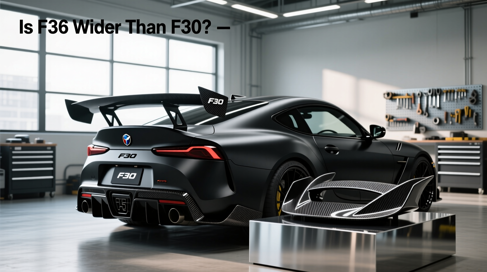 How to Choose F36 Spoiler, Is F36 Wider Than F30? Buying Guide