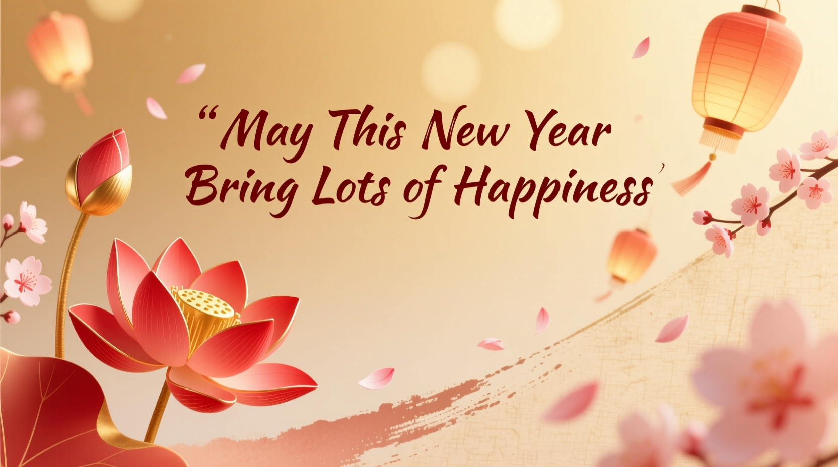 May This New Year Bring Lots of Happiness