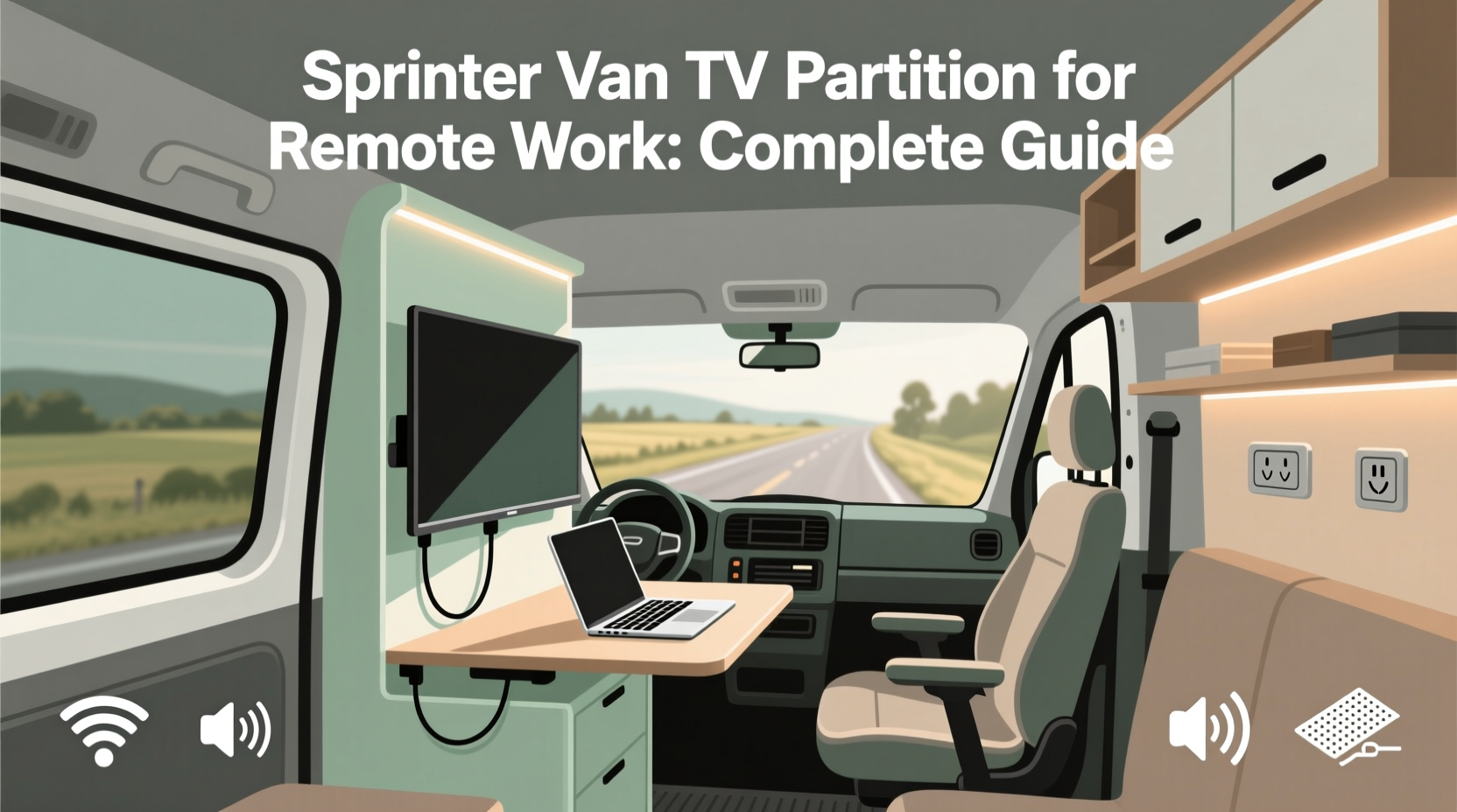 Sprinter Van TV Partition for Remote Work: Complete Guide