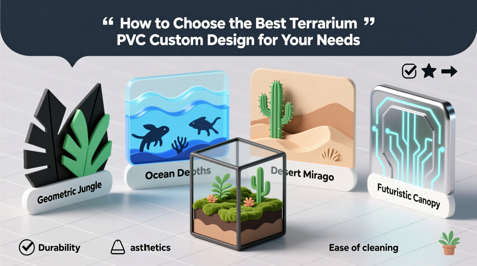 How to Choose the Best Terrarium PVC Custom Design for Your Needs