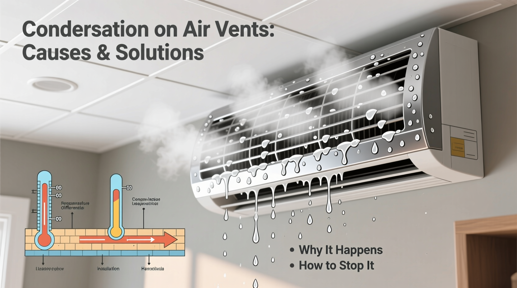 Condensation On Air Vents Why It Happens How To Stop It