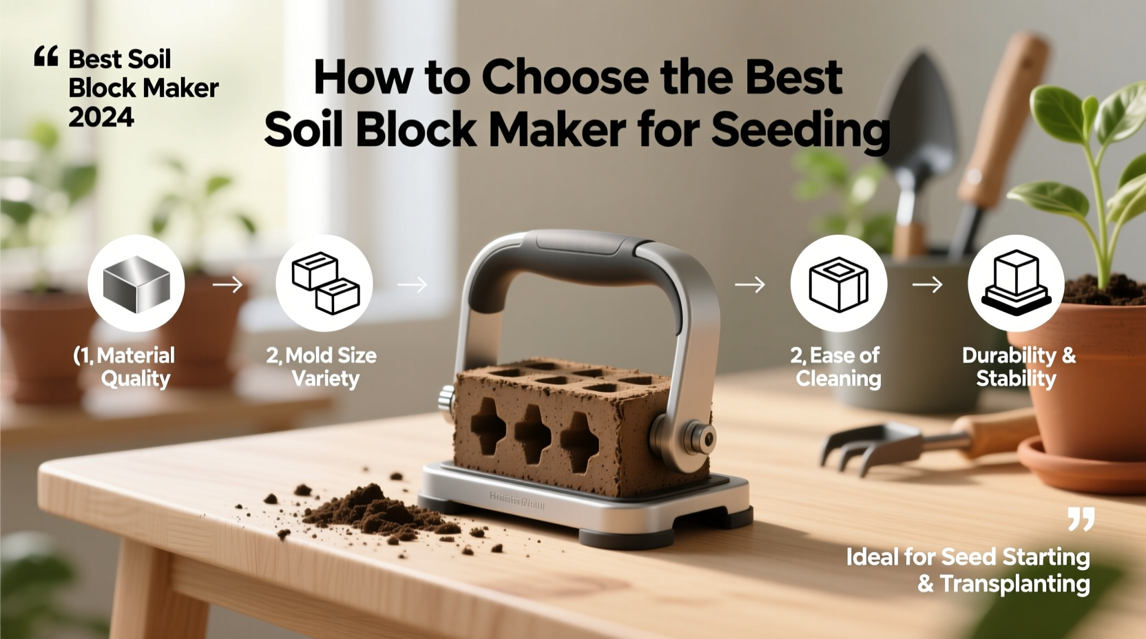 How to Choose the Best Soil Block Maker for Seeding: Ultimate Buying Guide