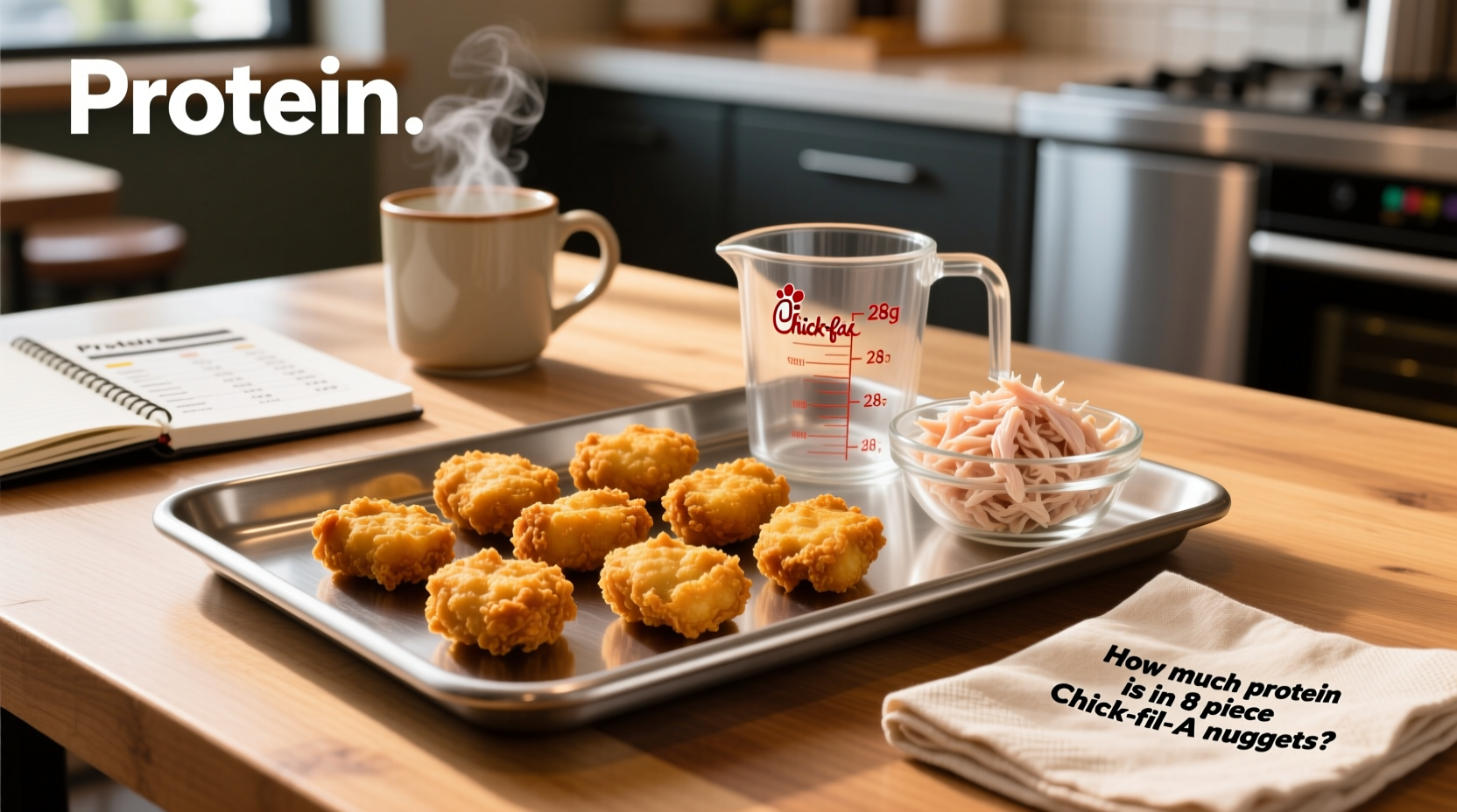 How Much Protein Is in 8-Piece Chick-fil-A Nuggets?