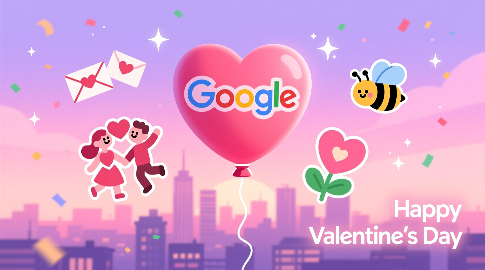 How Google Celebrates Valentine's Day with Doodles and Features