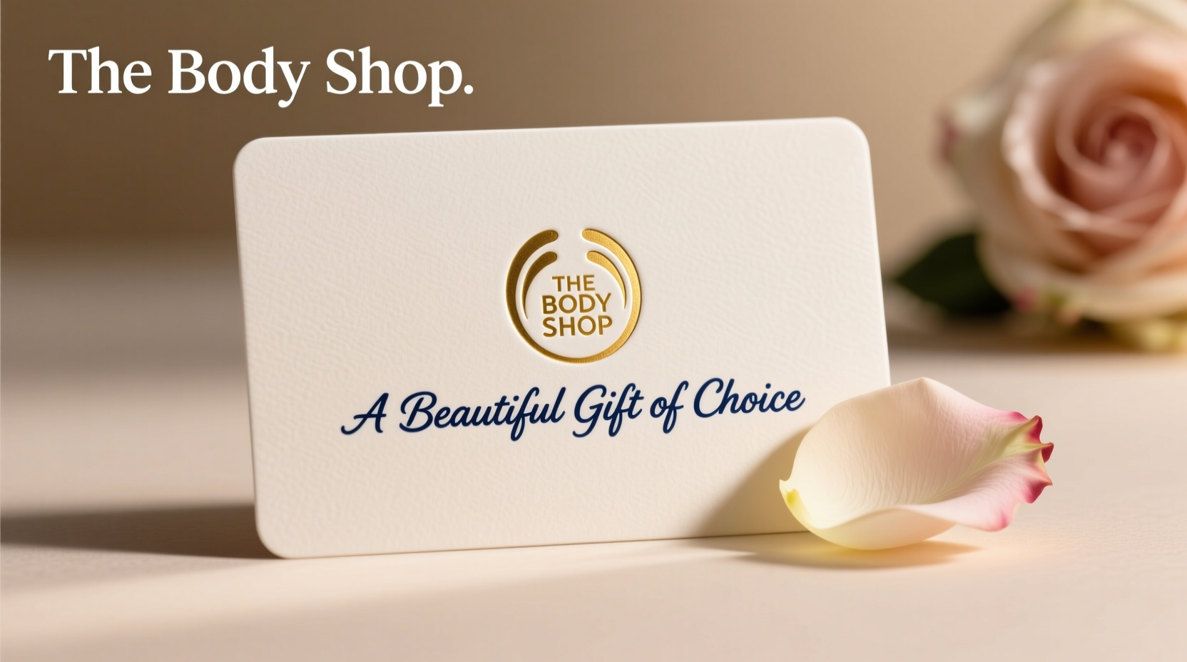 The Body Shop Gift Card A Beautiful Gift Of Choice