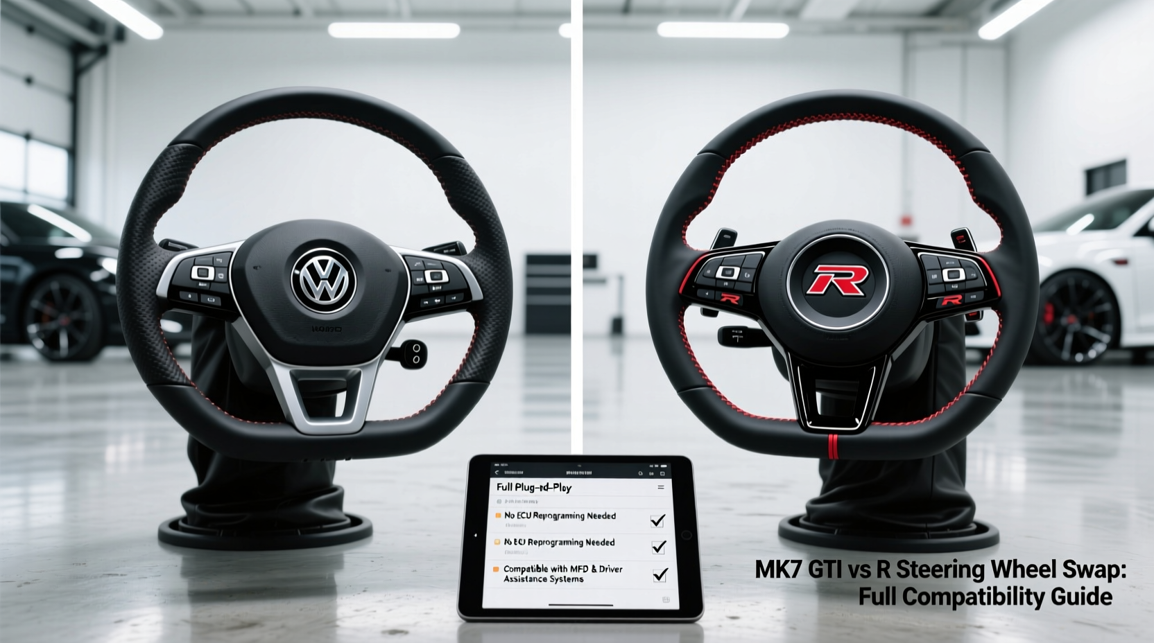 MK7 GTI vs R Steering Wheel Swap: Full Compatibility Guide