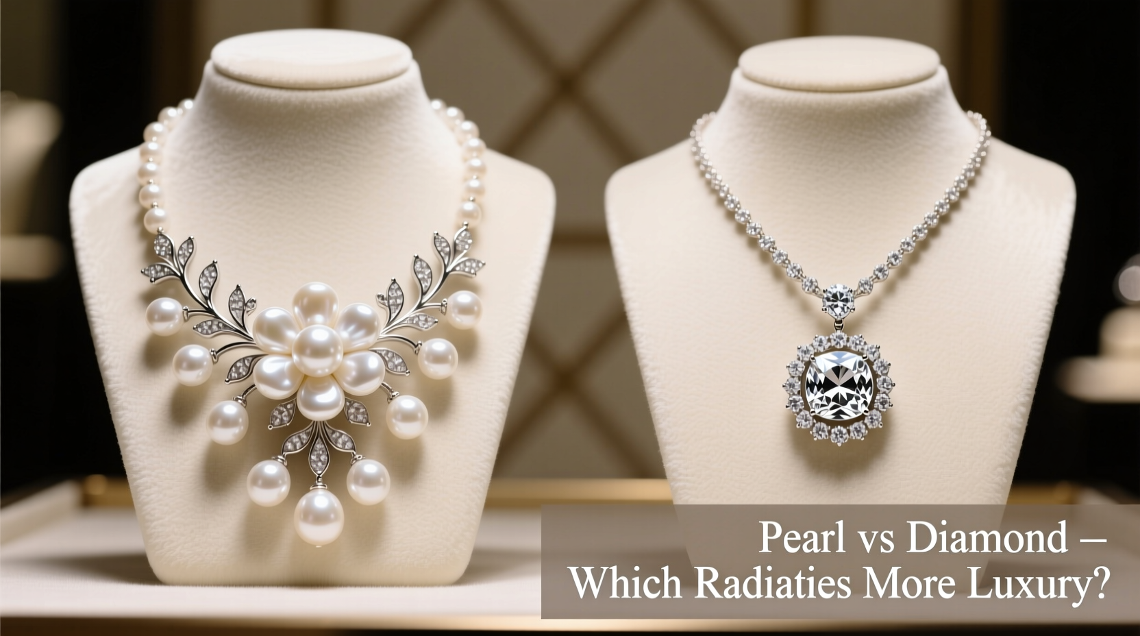 Pearl Flower Necklaces Vs Diamond Pendants Which One Looks Richer