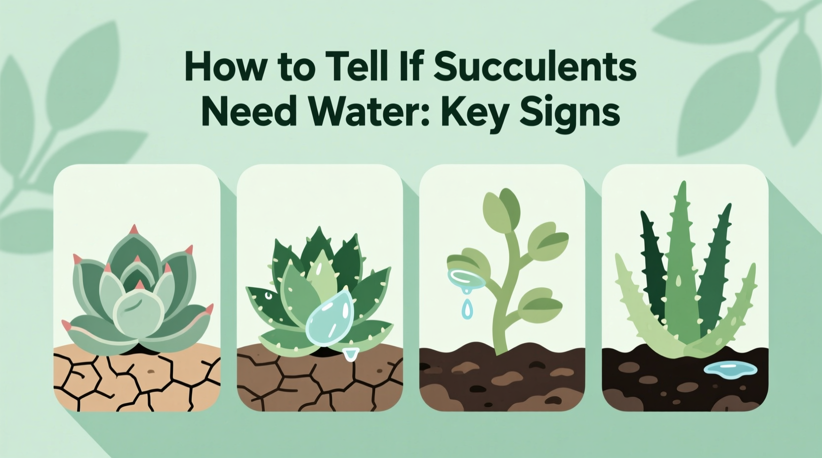 How to Tell If Succulents Need Water: Key Signs
