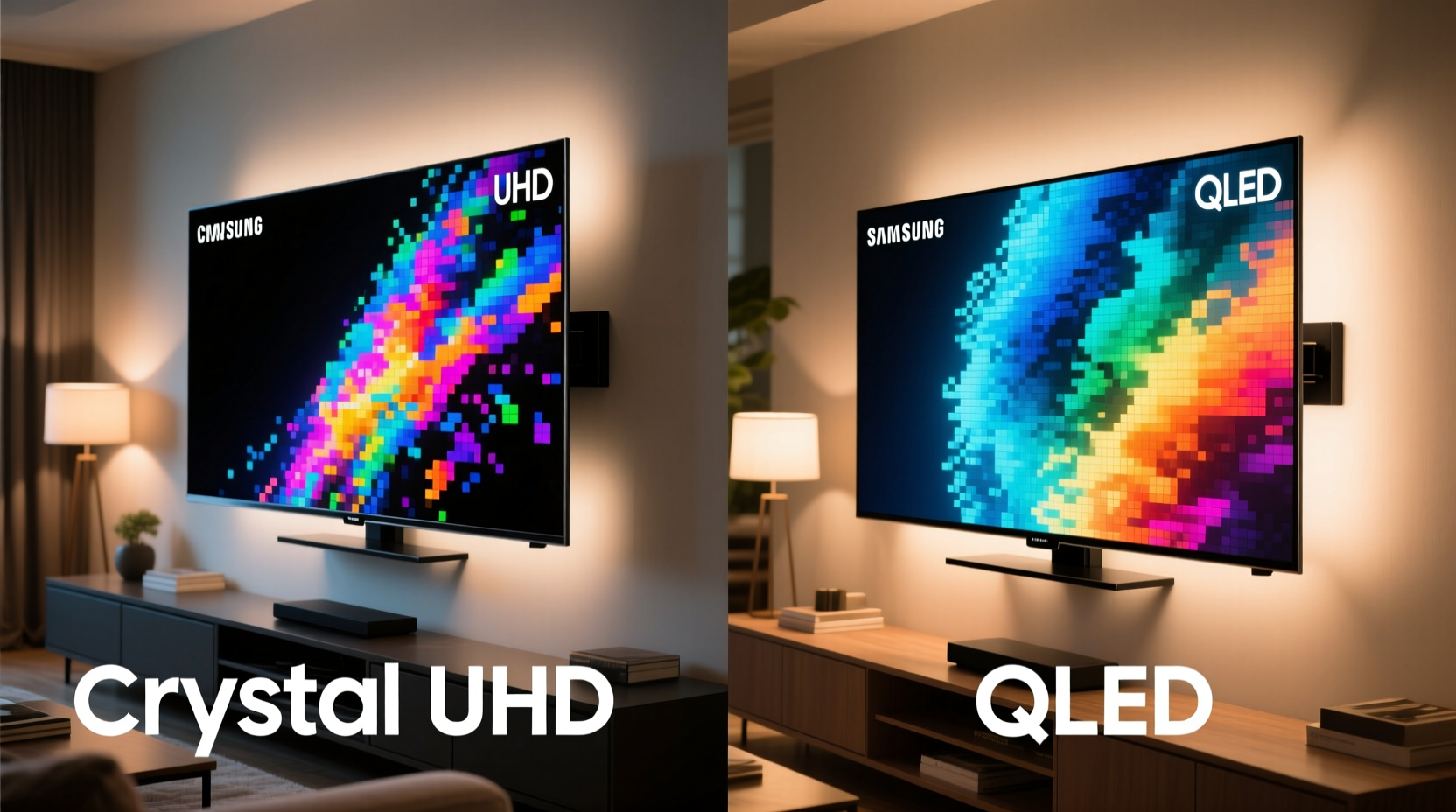 Crystal Uhd Vs Qled Are Samsungs Qled Tvs Really Worth The Extra Money