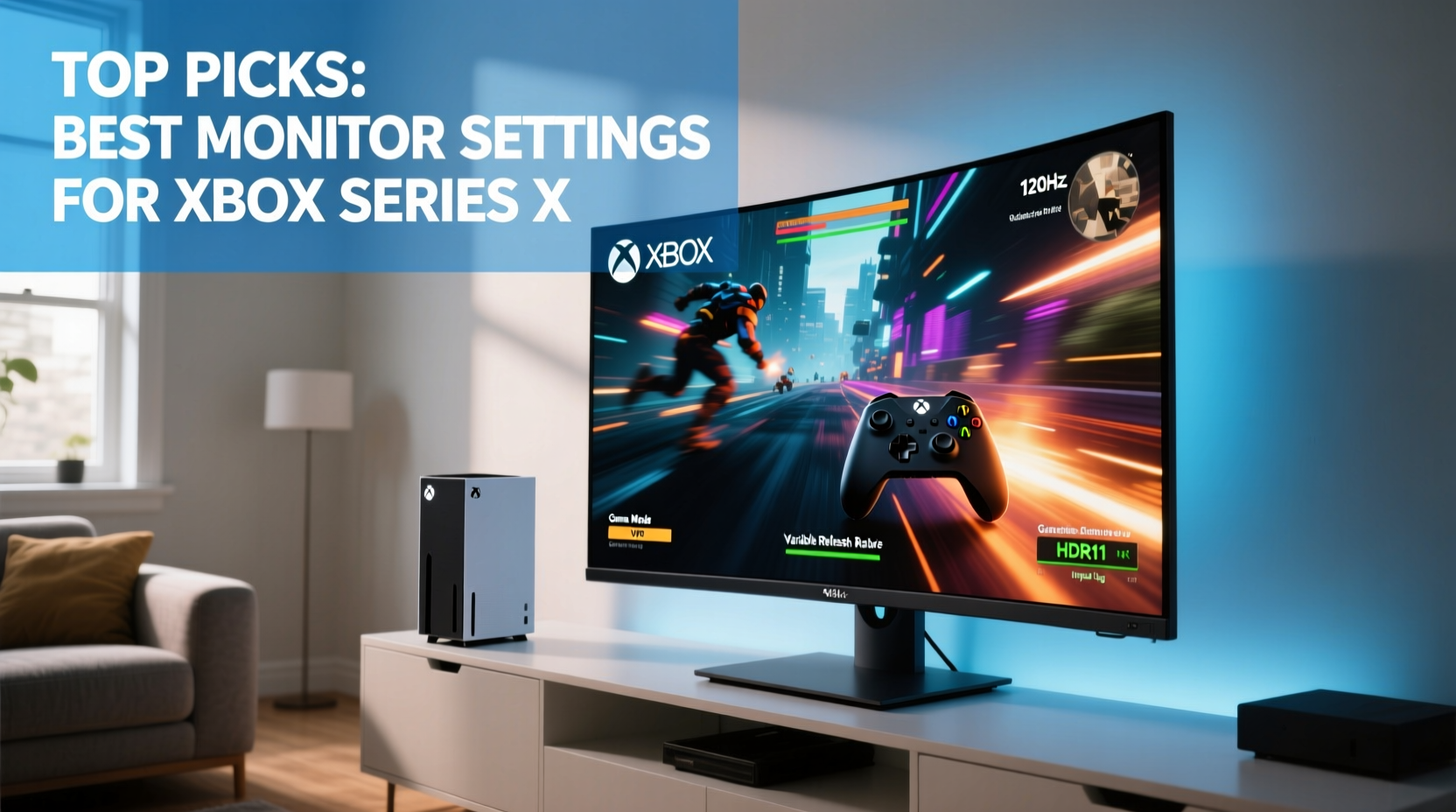 Top Picks For Best Monitor Settings For Xbox Series X Crisp Responsive