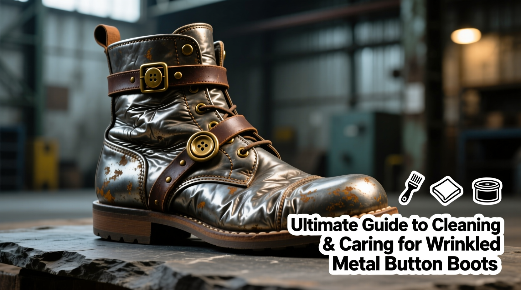 Ultimate Guide To Cleaning And Caring For Wrinkled Metal Button Boots ...