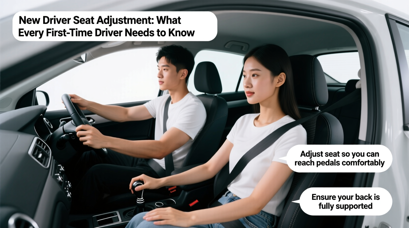 New Driver Seat Adjustment: What Every First-Time Driver Needs to Know