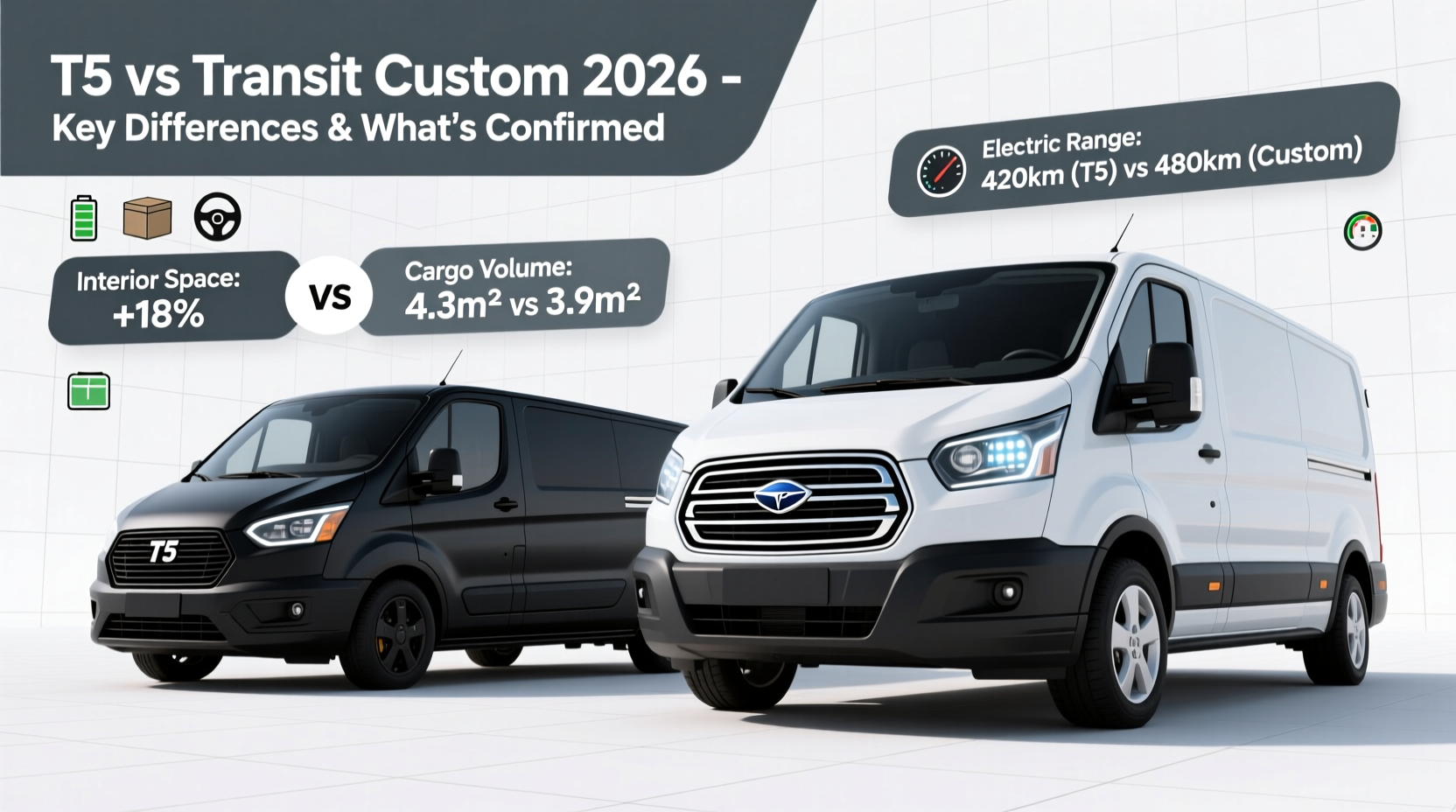 T5 vs Transit Custom 2026: Key Differences & What’s Confirmed