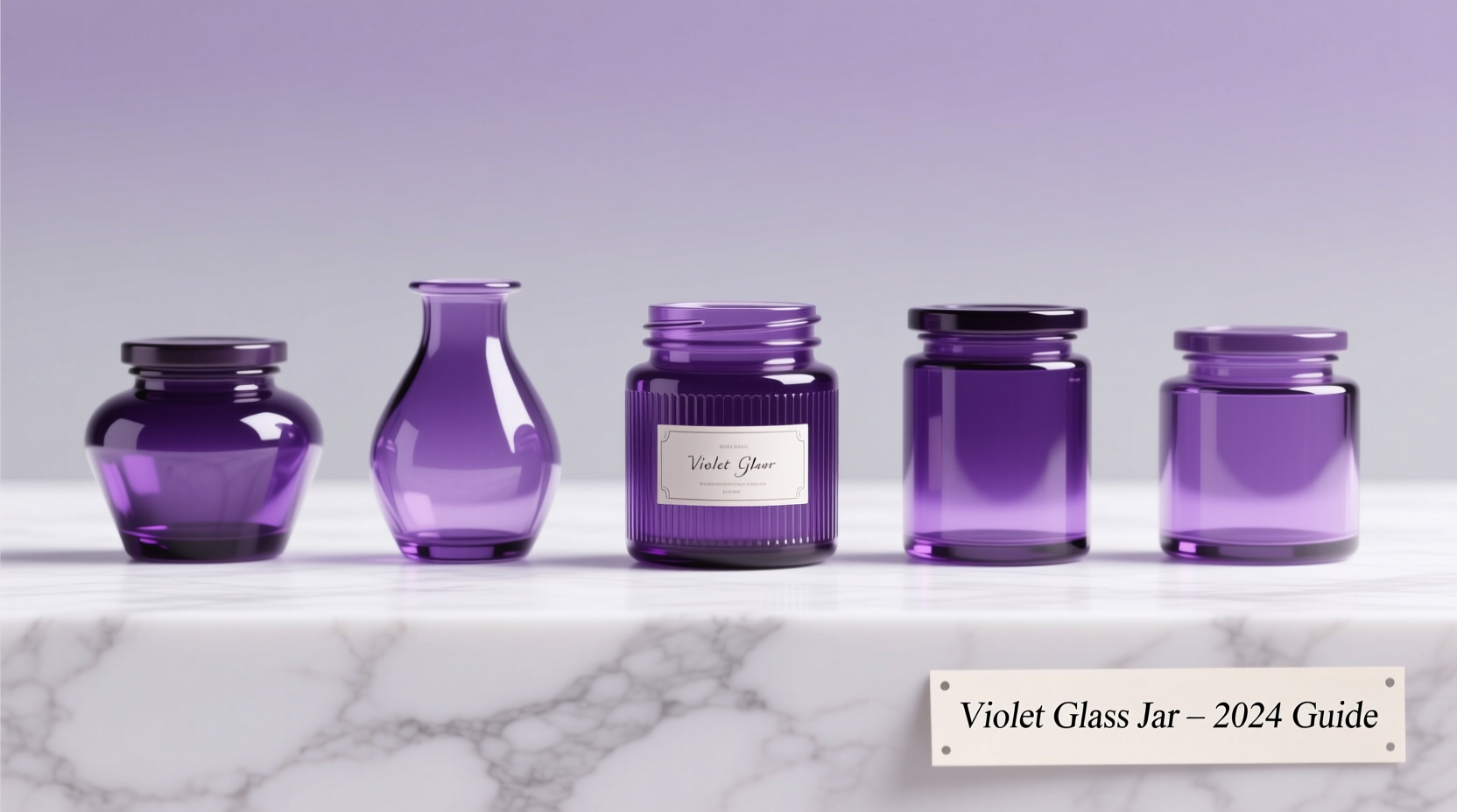 How to Choose the Best Violet Glass Jar for Storage & Light Protection
