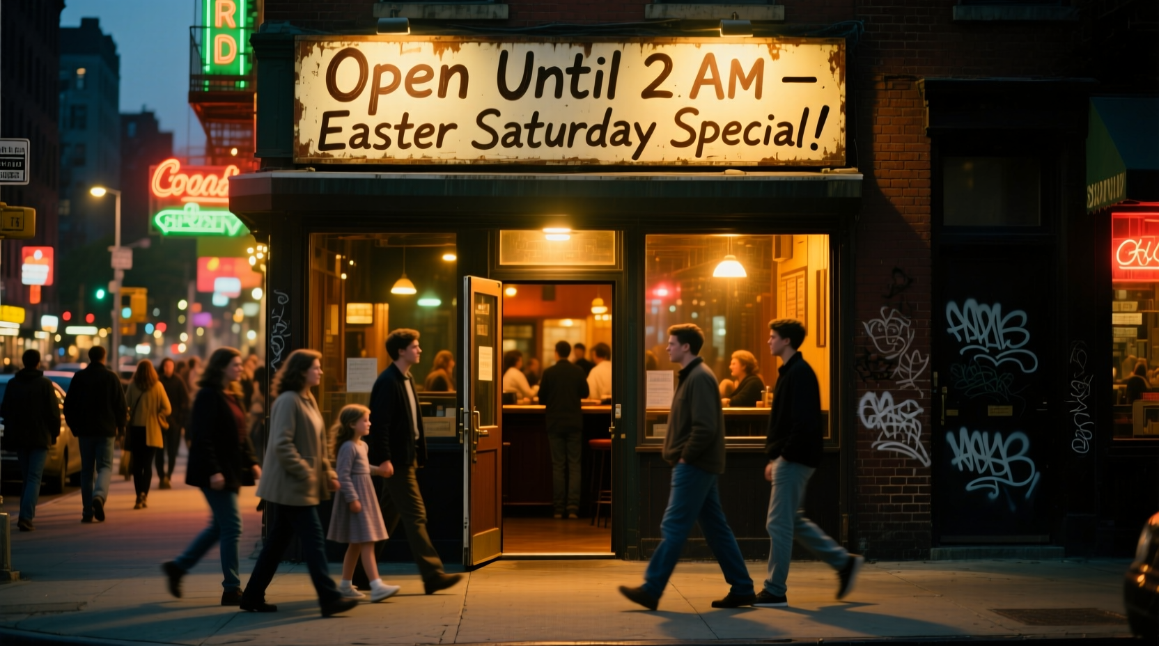 Do Bars Close Early on Easter Saturday?