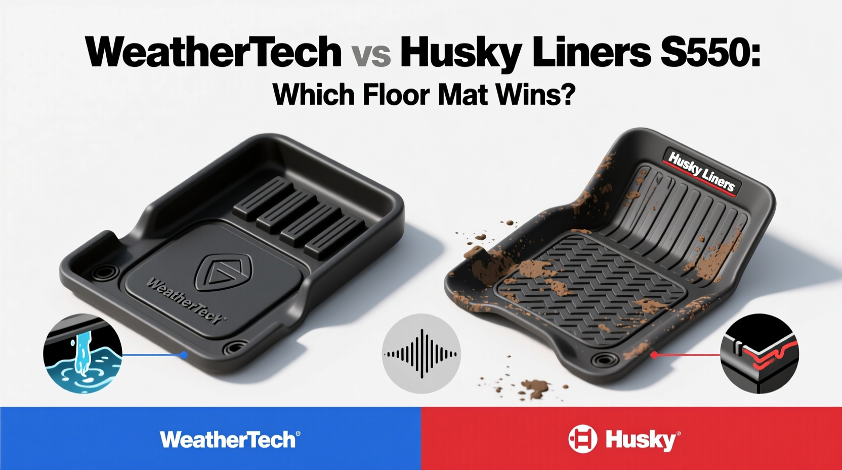 WeatherTech vs Husky Liners S550: Which Floor Mat Wins?