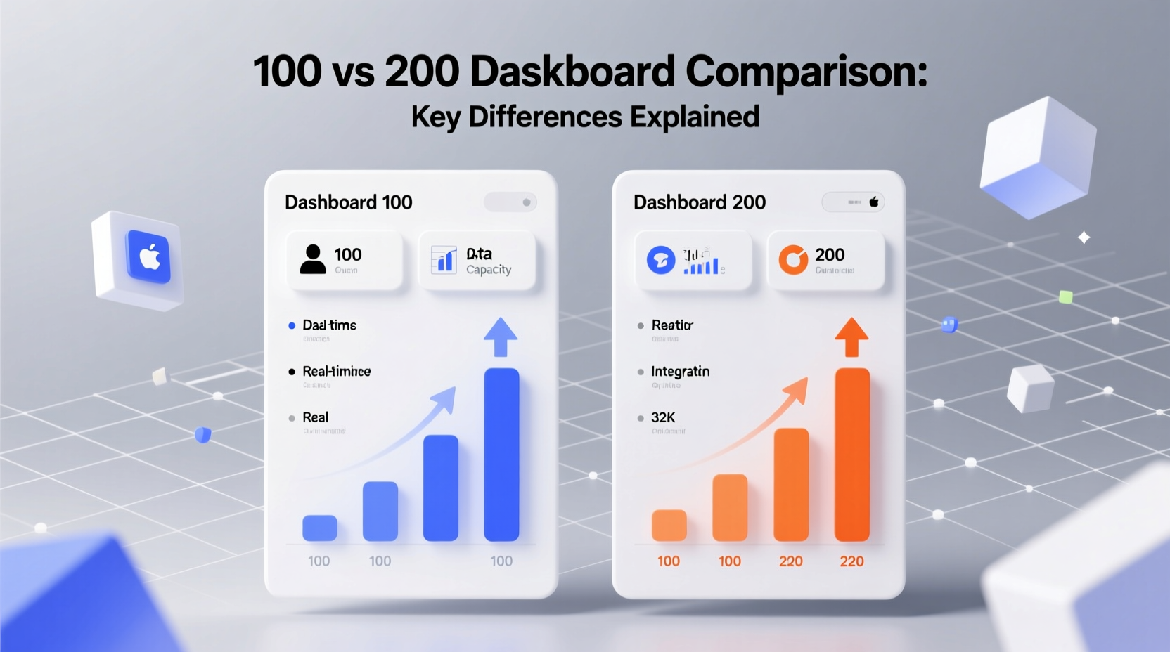 100 vs 200 Dashboard Comparison: Key Differences Explained