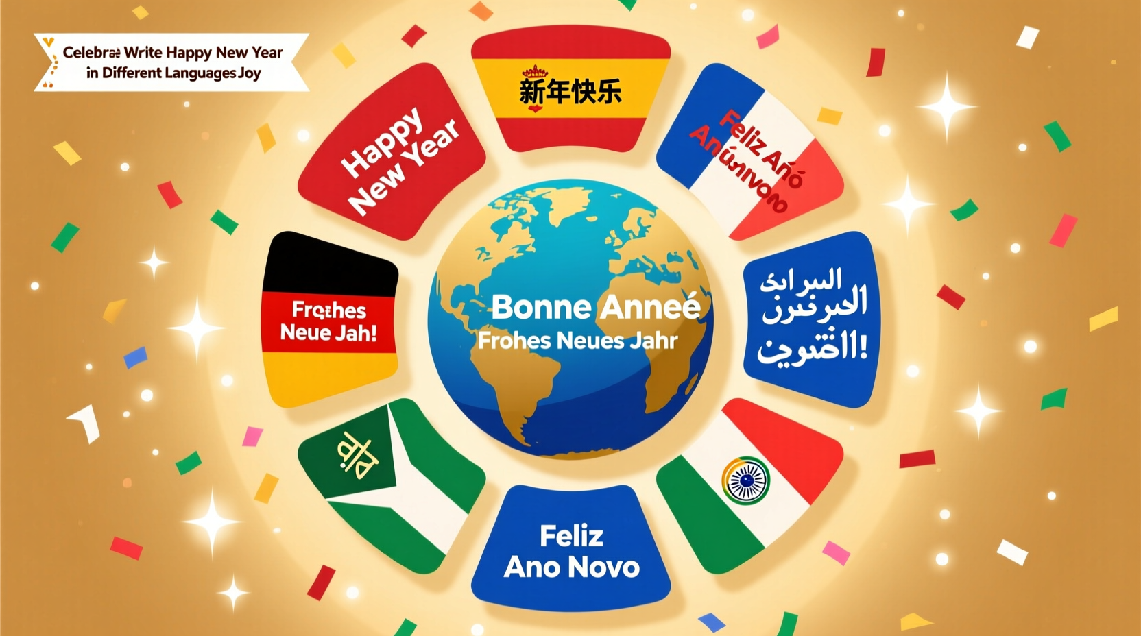 How to Write Happy New Year in Different Languages
