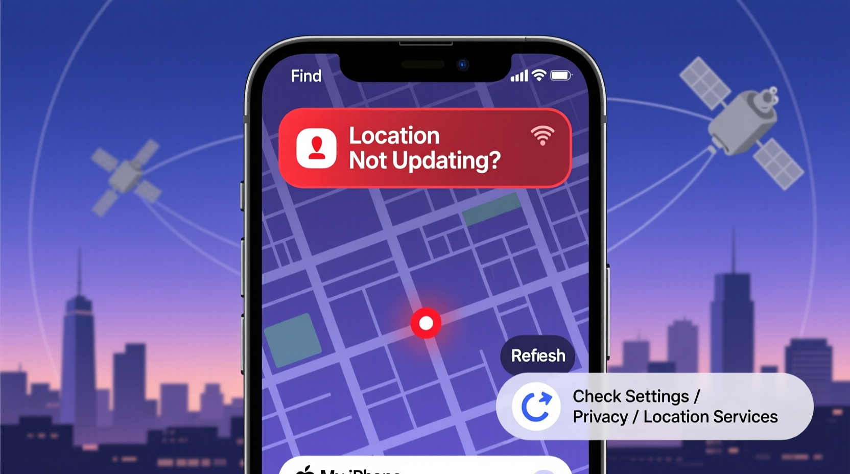 Find My Iphone Not Updating Troubleshoot Fix Location Issues