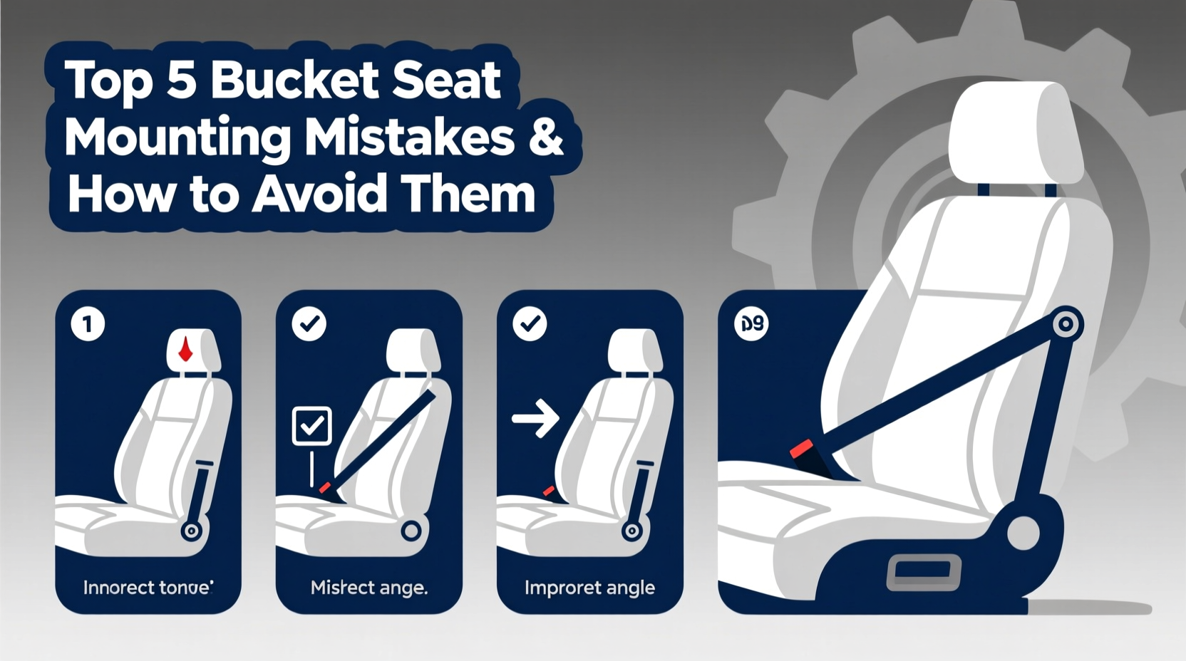 Top 5 Bucket Seat Mounting Mistakes & How to Avoid Them
